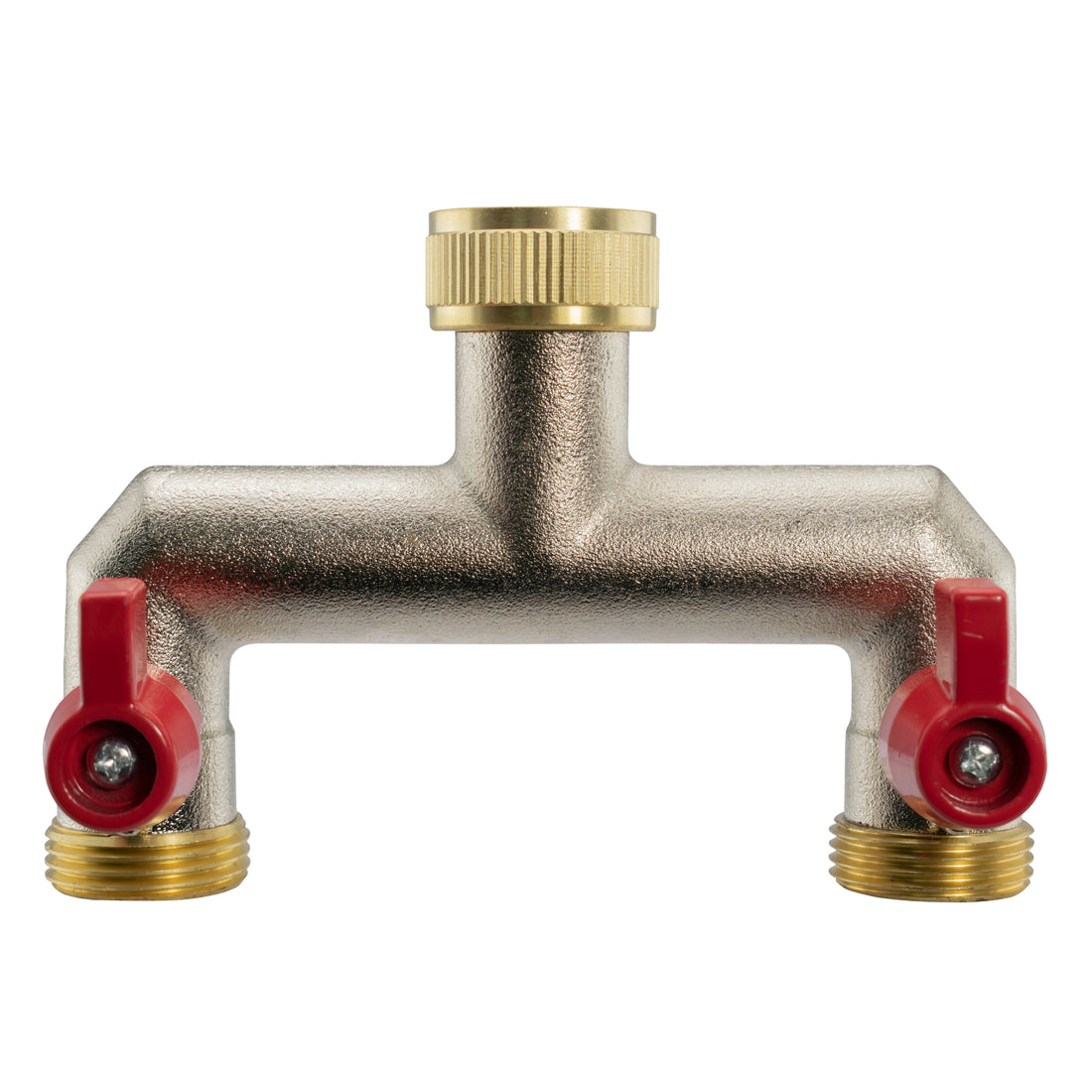Two Way Tap Splitter Brass 3/4" BSP – PM Suppliers